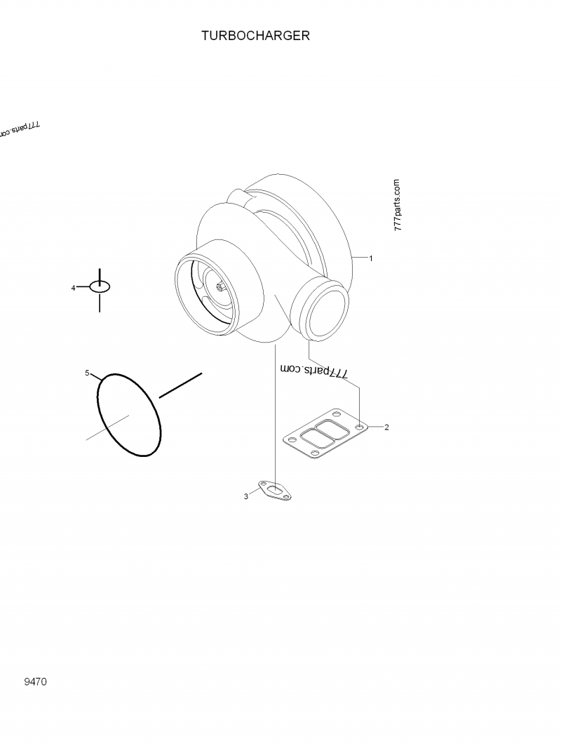 3595157 TURBOCHARGER - Hyundai spare part | 777parts.com
