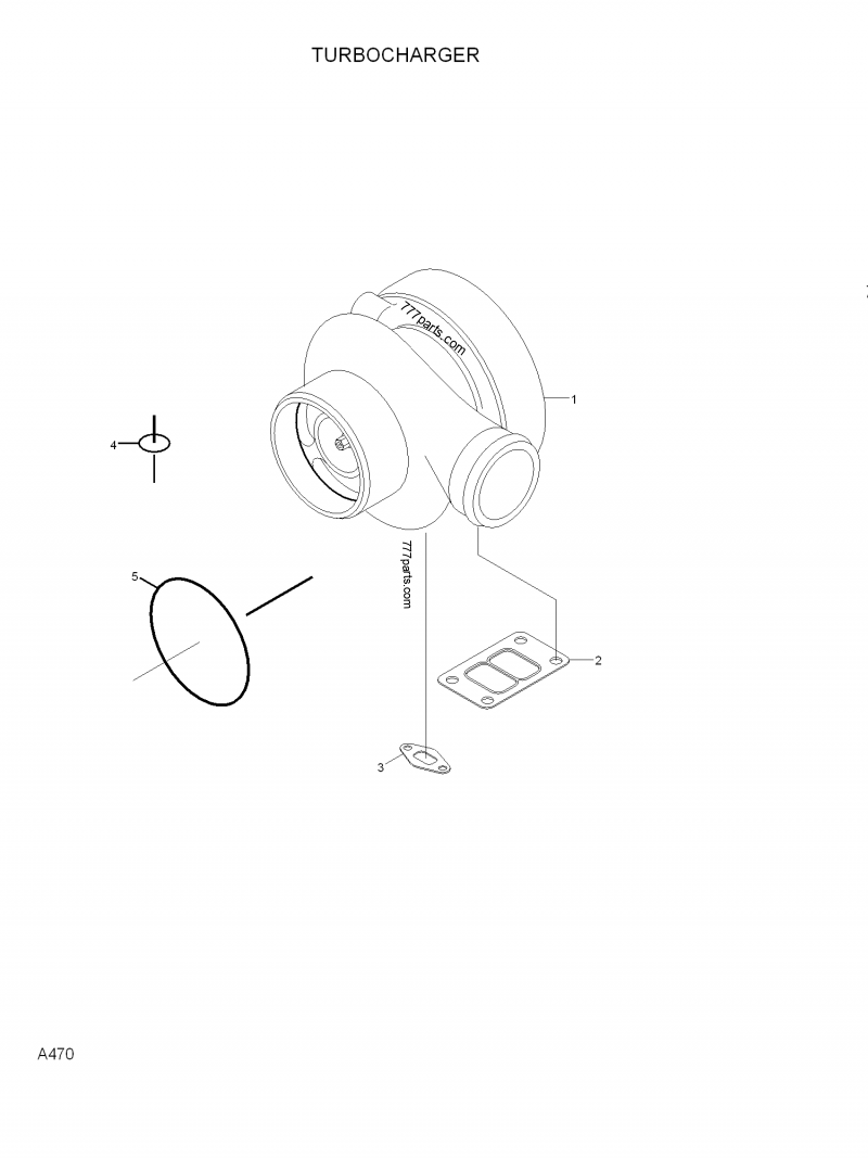 3595157 TURBOCHARGER - Hyundai spare part | 777parts.com