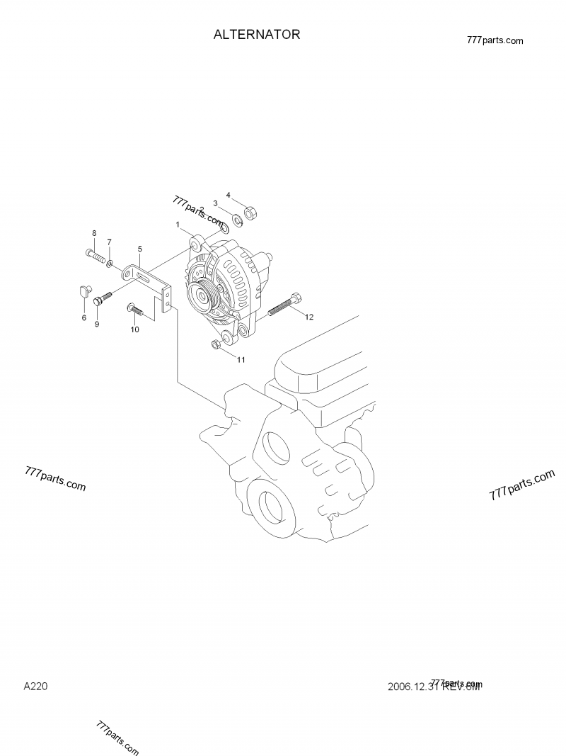 37300-45500 ALTERNATOR ASSY - 3730045500 - Hyundai spare part ...