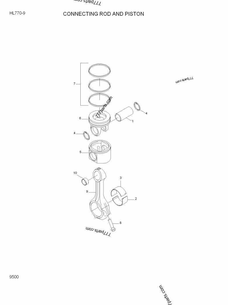 3944679 SCREW-CONN ROD CAP - Hyundai spare part | 777parts.com
