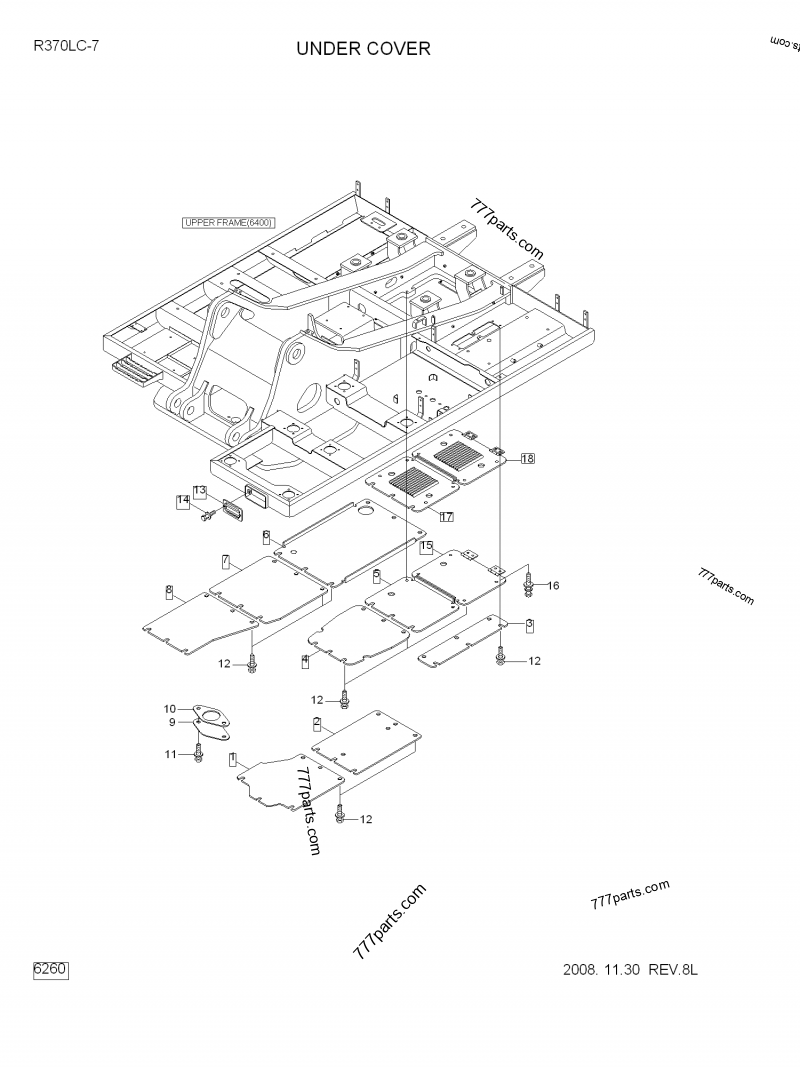 41NA-10080BG UNDER COVER-F/TANK - 41na10080bg - Hyundai spare part ...