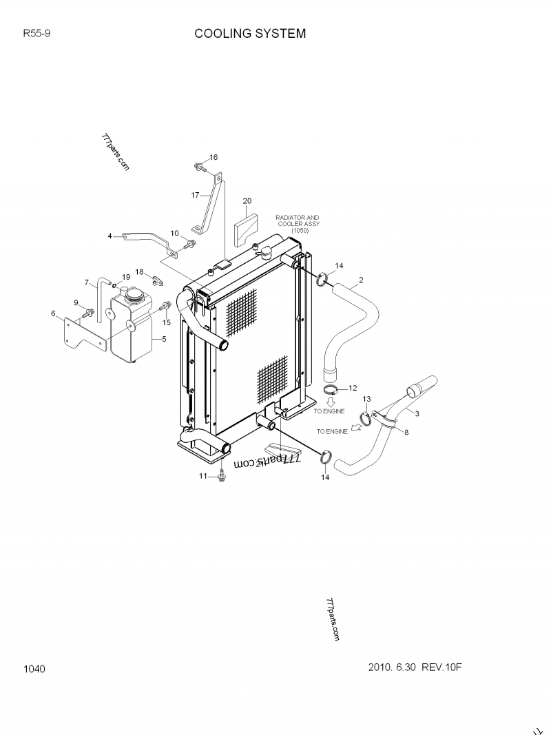 11M8-42330 TANK-RESERVOIR - 11m842330 - Hyundai spare part | 777parts.com