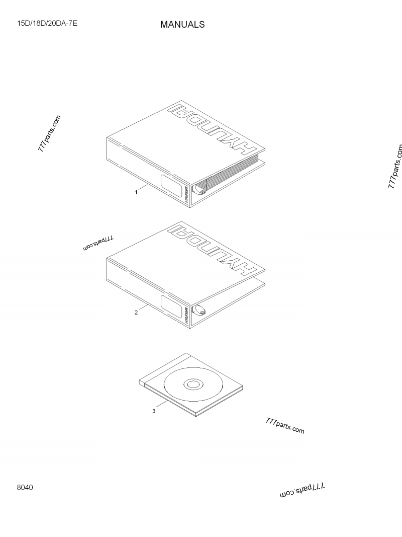 91HH-30940 STICKER & BINDER - 91hh30940 - Hyundai spare part | 777parts.com