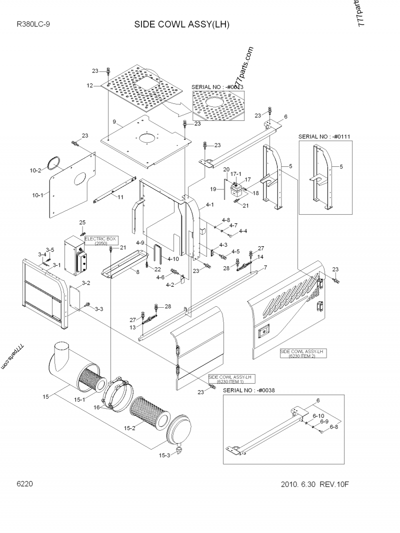 11Q8-20130 ELEMENT ASSY-OUTER - 11q820130 - Hyundai spare part ...