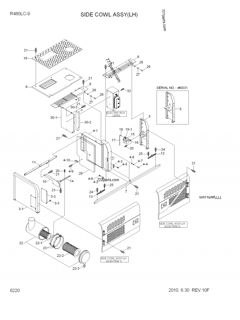 11Q8-20130 ELEMENT ASSY-OUTER - 11q820130 - Hyundai spare part ...