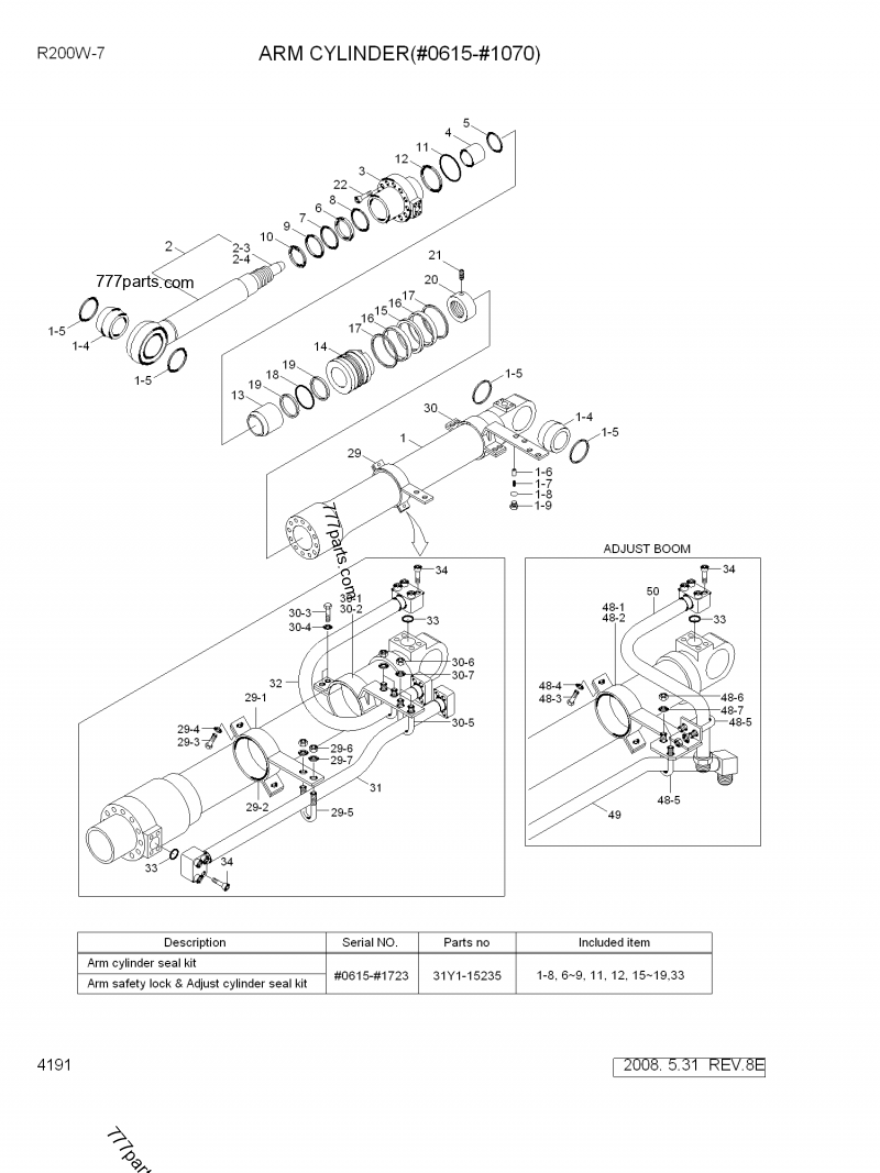 S732-100040 BUSHING-DD2 - s732100040 - Hyundai spare part | 777parts.com
