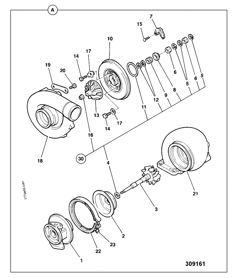 1144590270 Collar, thrust - JCB spare part | 777parts.com