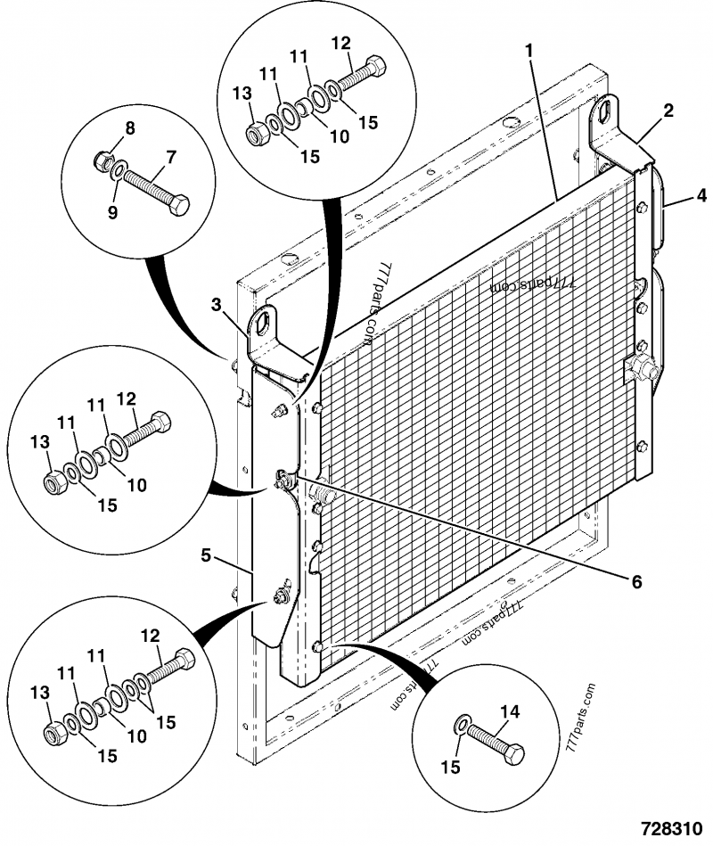30/925766 Condenser - 30925766 - JCB spare part | 777parts.com
