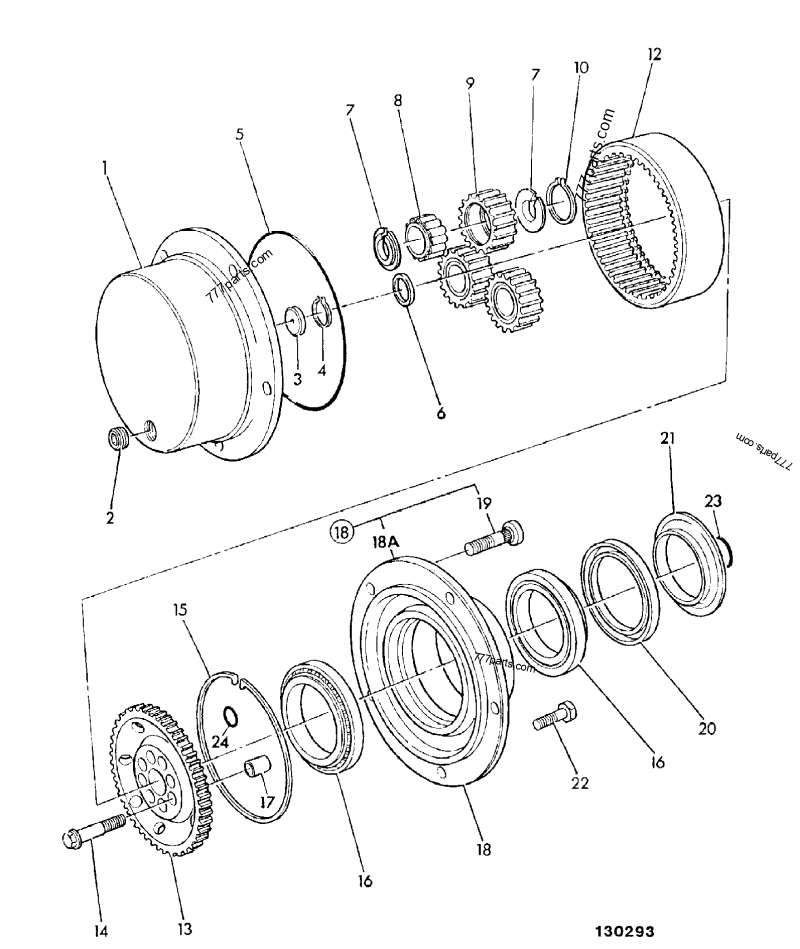 448/56042 Spacer - 44856042 - JCB spare part | 777parts.com
