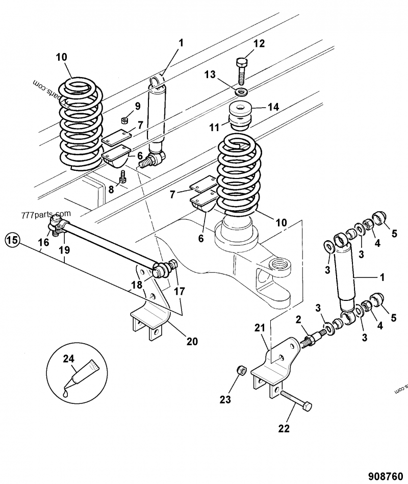 331/67820 Stop, bump - 33167820 - JCB spare part | 777parts.com