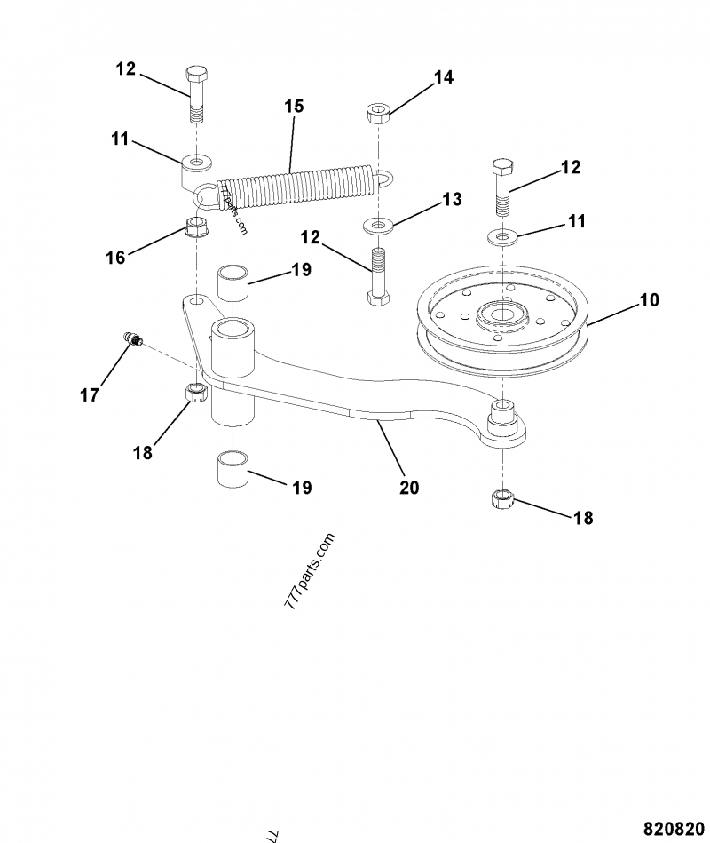 ER960701 Washer - JCB spare part | 777parts.com