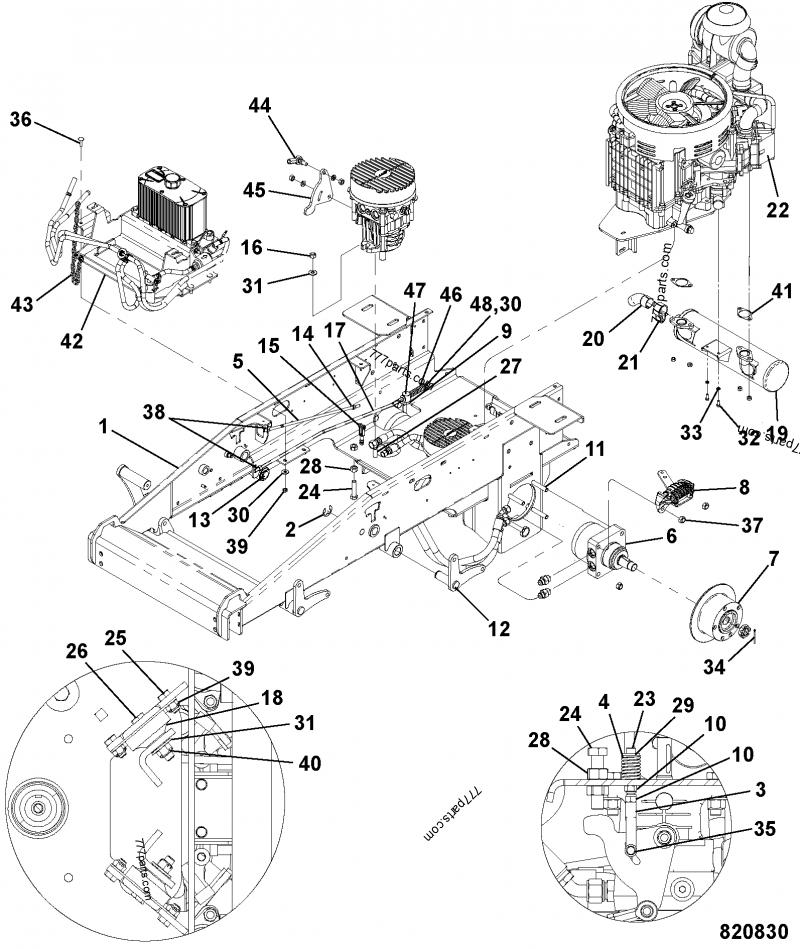 ER960701 Washer - JCB spare part | 777parts.com