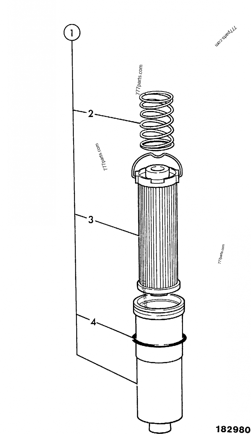 32/926001 Element, hydraulic filter, 5 micron 254 long - 32926001 - JCB ...