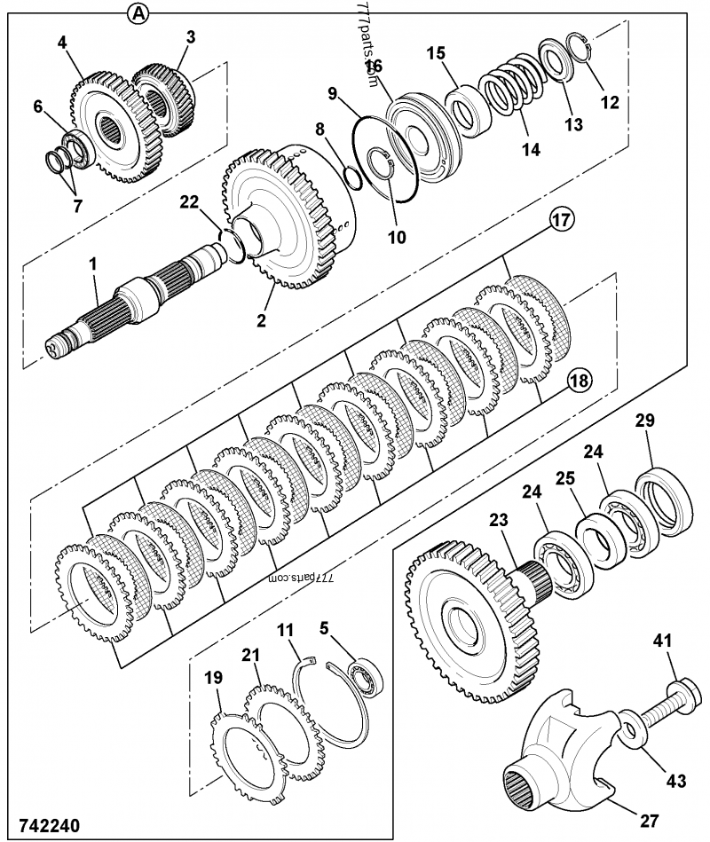 331/16520 Plate, friction, clutch - 33116520 - JCB spare part ...