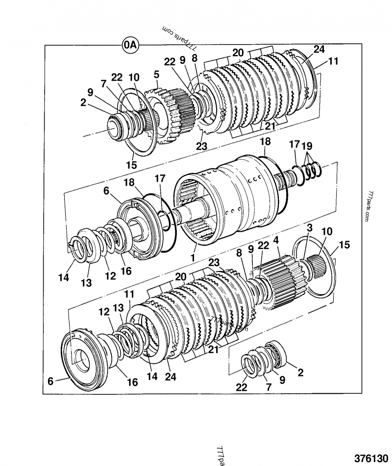 331/16520 Plate, friction, clutch - 33116520 - JCB spare part ...