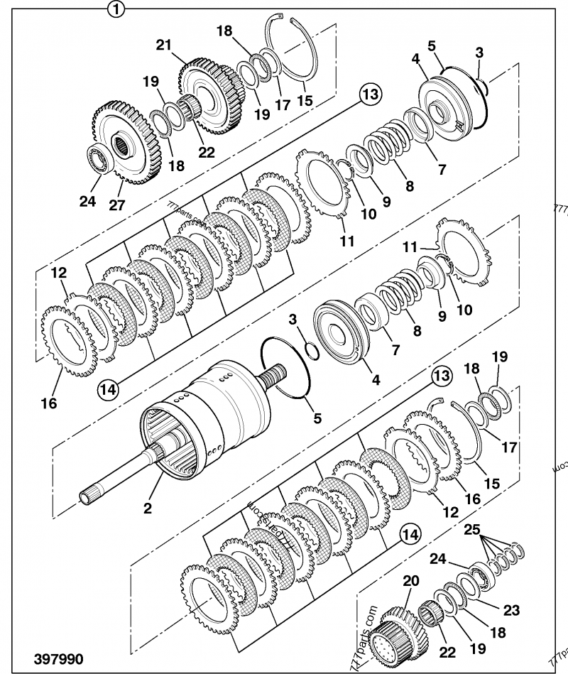 331/16520 Plate, friction, clutch - 33116520 - JCB spare part ...
