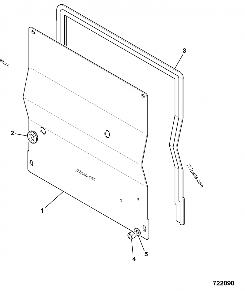 331/28502 Panel, firewall - 33128502 - JCB spare part | 777parts.com
