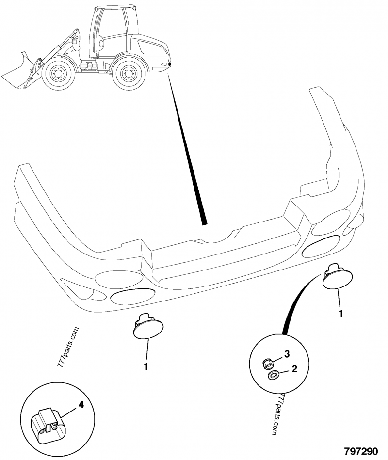 715/20027 Plug, blank - 71520027 - JCB spare part | 777parts.com