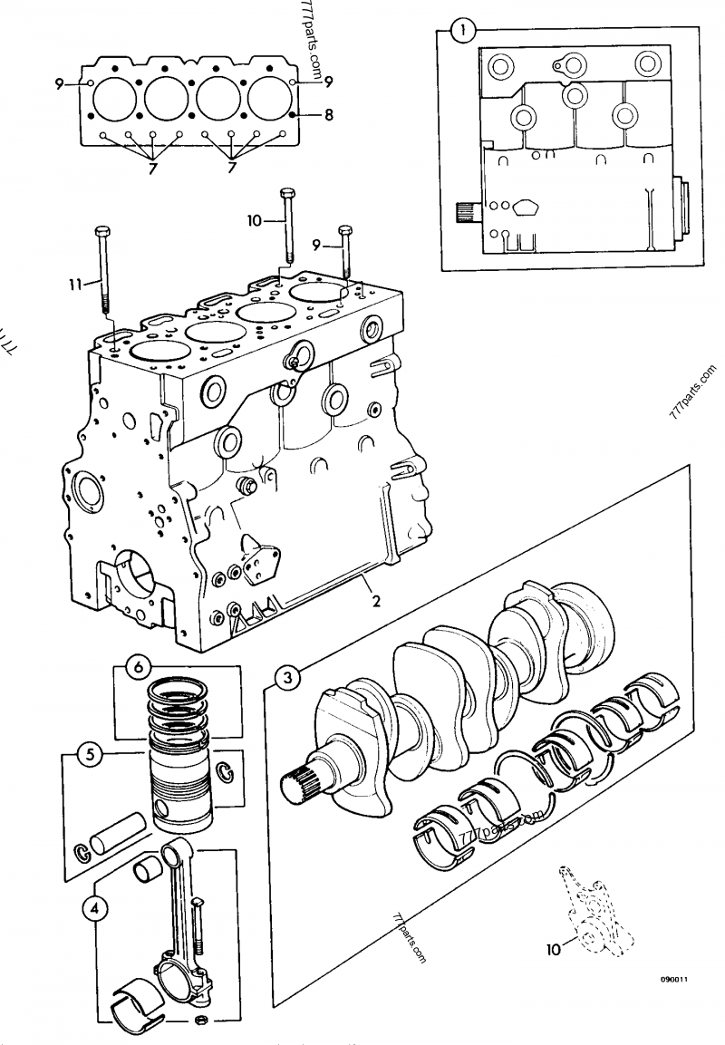 02/103702 Kit, piston ring - 02103702 - JCB spare part | 777parts.com