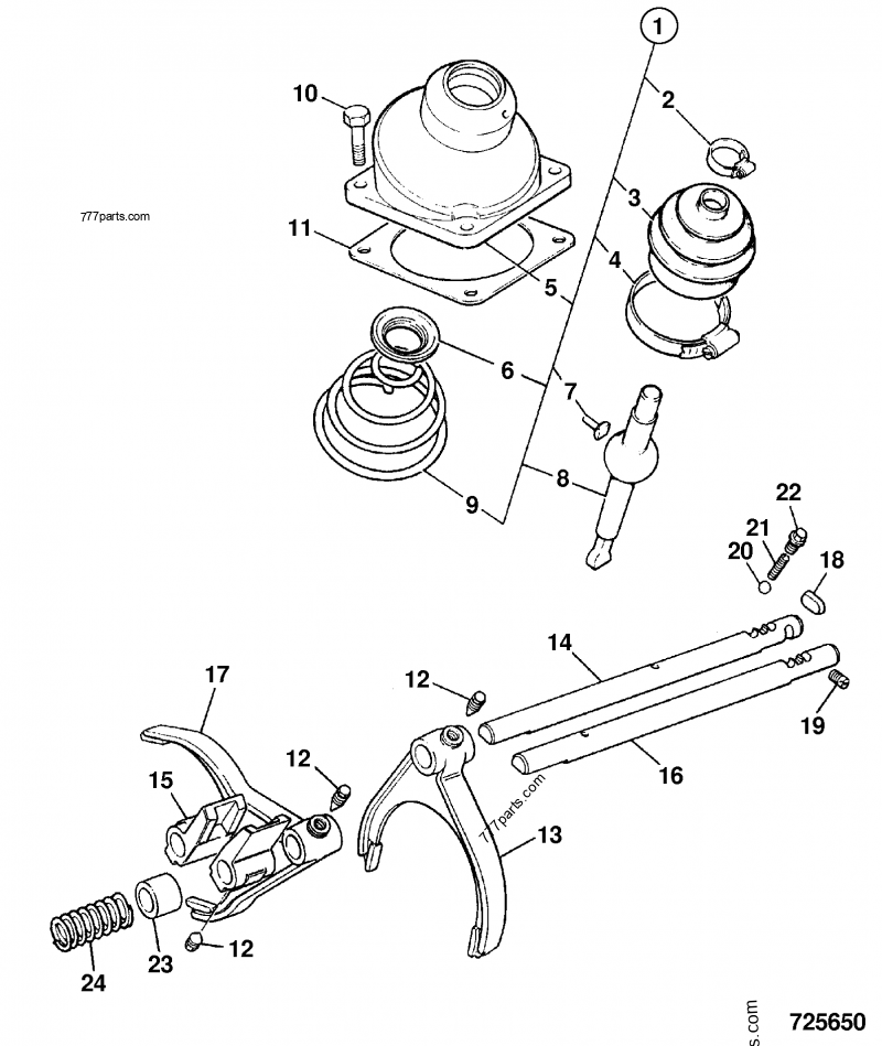 445/03023 Pin - 44503023 - JCB spare part | 777parts.com