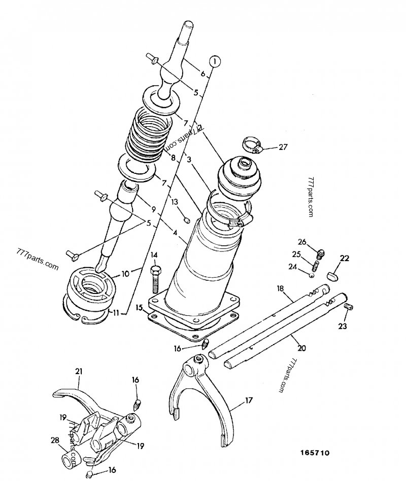 445/03023 Pin - 44503023 - JCB spare part | 777parts.com