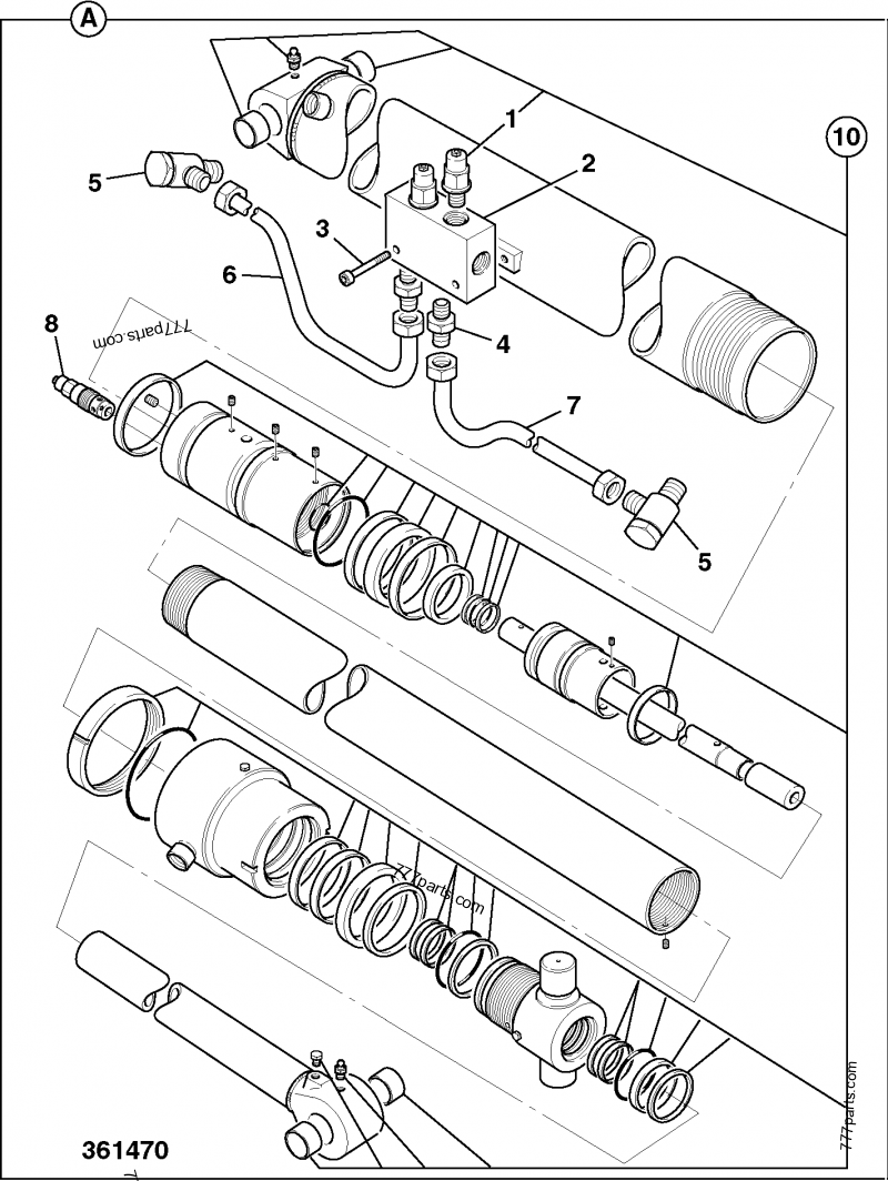 551/90191 Kit-seal, Ram - 55190191 - JCB spare part | 777parts.com