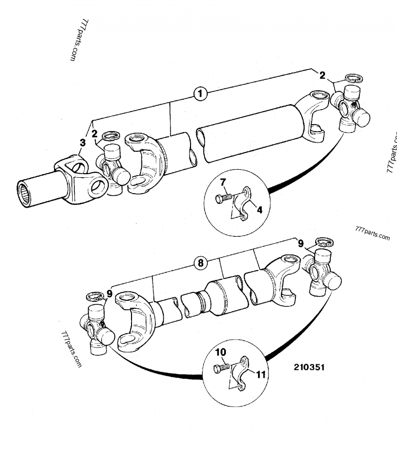 914/35401 Kit-spider, cap D=35mm x 106.4 - 91435401 - JCB spare part ...
