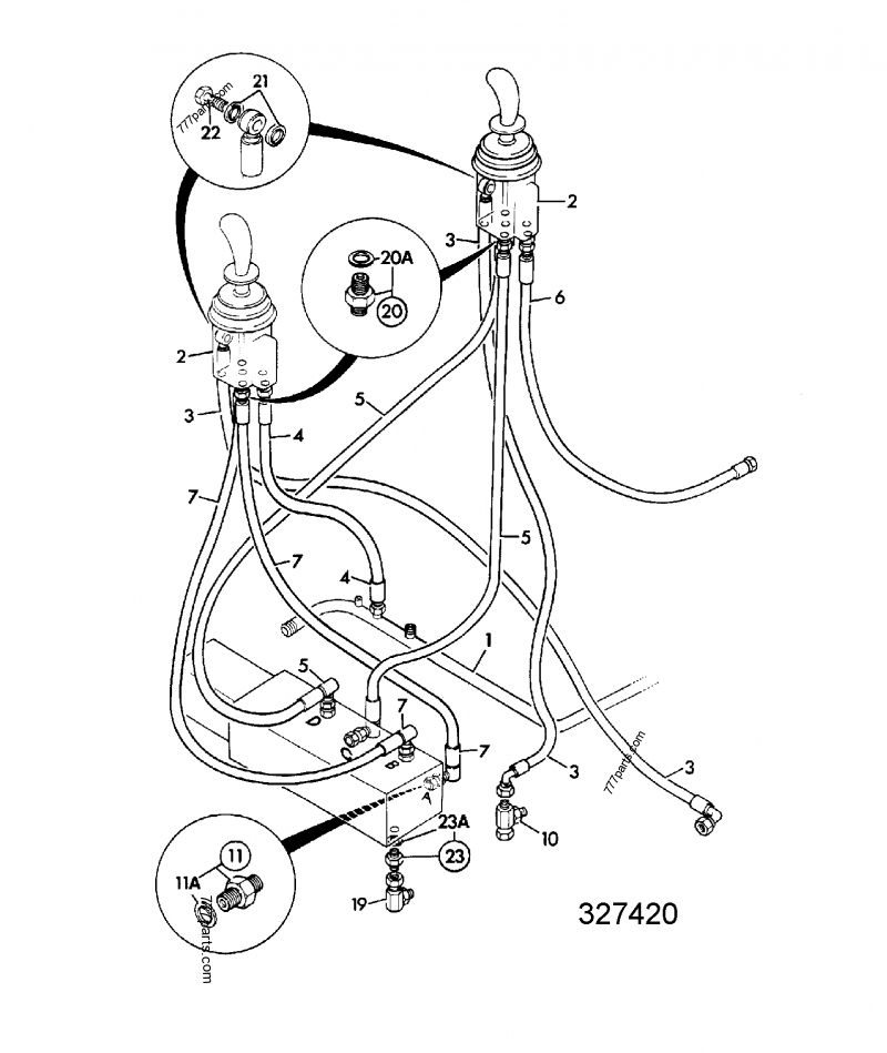 629/95072 Hose - 62995072 - JCB spare part | 777parts.com