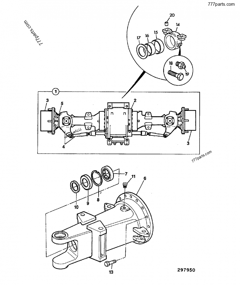 448/04802 Ring, masking - 44804802 - JCB spare part | 777parts.com