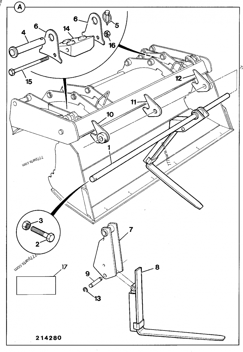 811/70049 Pin, pivot - 81170049 - JCB spare part | 777parts.com