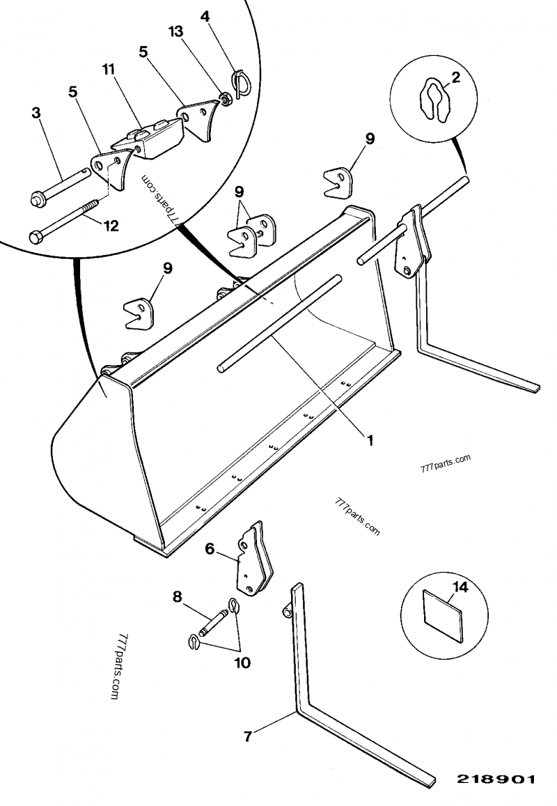 811/70049 Pin, pivot - 81170049 - JCB spare part | 777parts.com