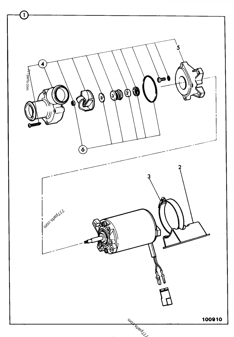 259/97500 Pump, assembly, water circulating - 25997500 - JCB spare part ...
