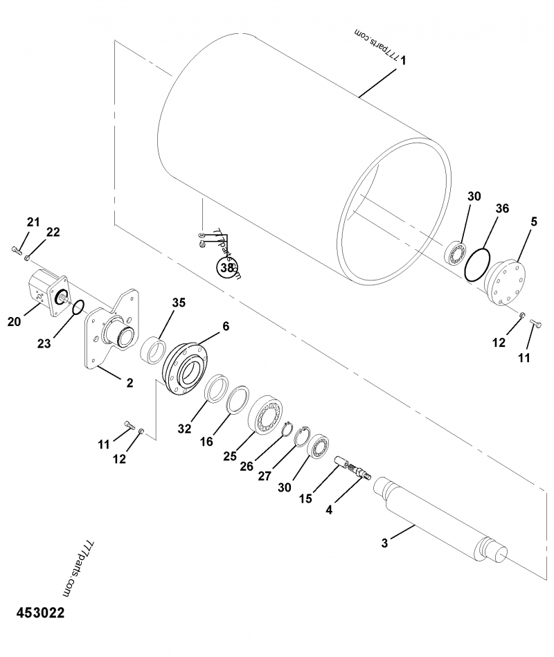 2208/00110 Washer, M10 - 220800110 - JCB spare part | 777parts.com
