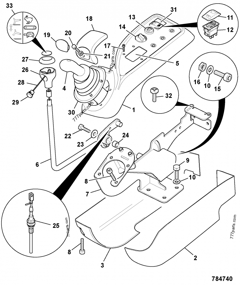 331/42187 Plug, arm rest - 33142187 - JCB spare part | 777parts.com