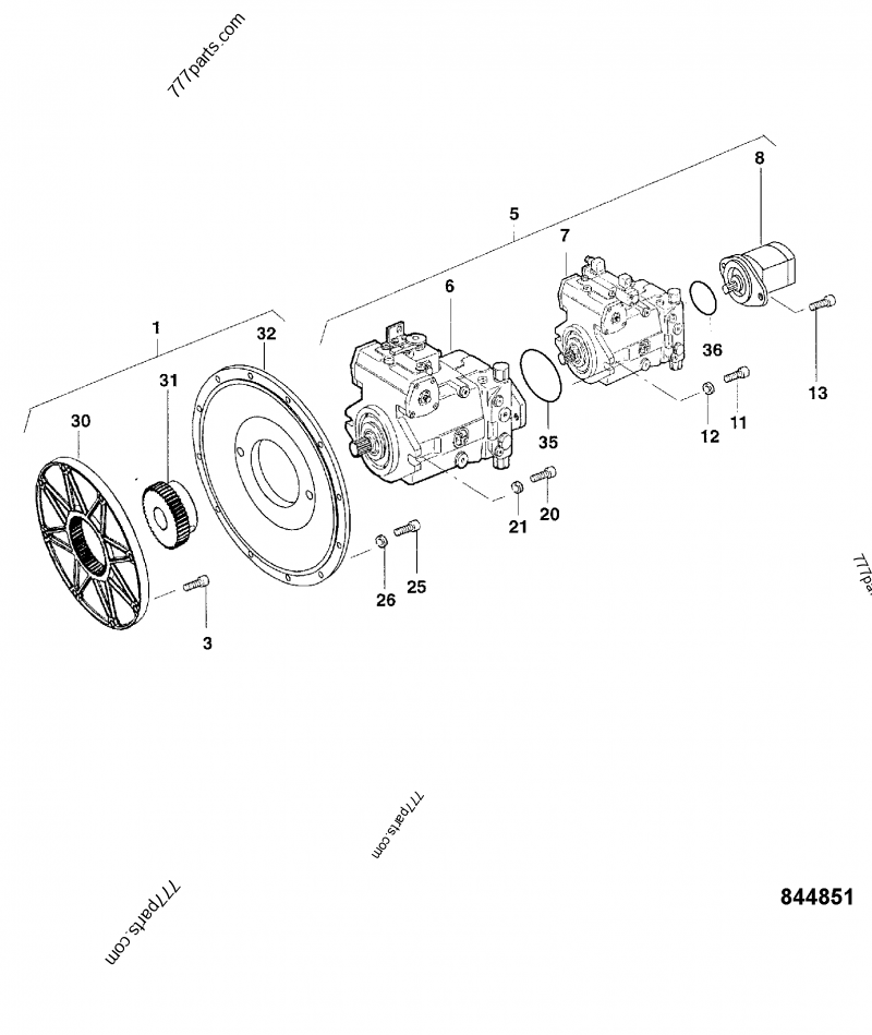 2027/10020 Capscrew, M10x20 - 202710020 - JCB spare part | 777parts.com