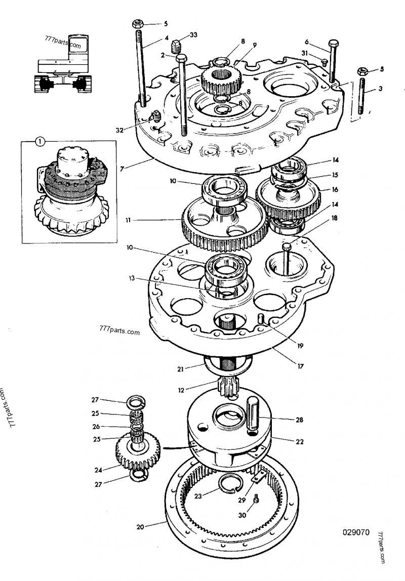 1340/0402 Nut, lock - 13400402 - JCB spare part | 777parts.com