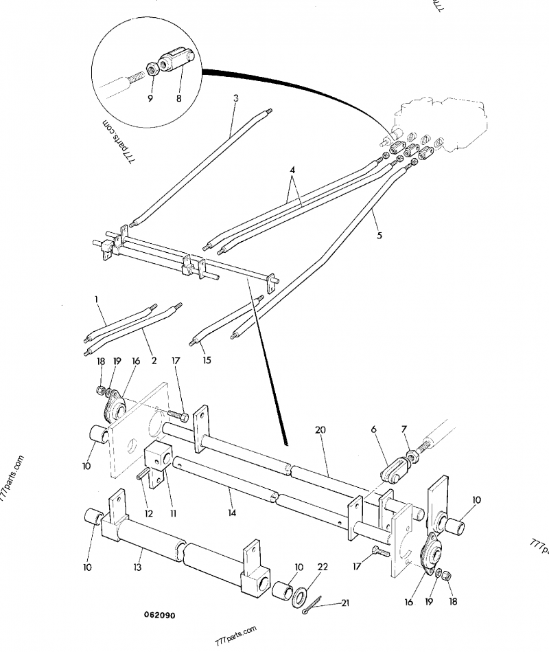 1340/0402 Nut, lock - 13400402 - JCB spare part | 777parts.com