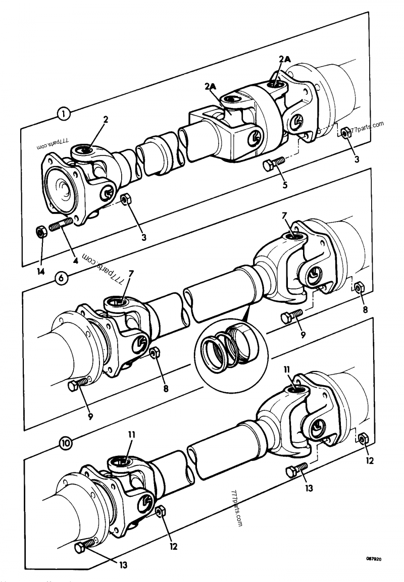 914/30901 Kit-spider, cap D=35mm x 125 - 91430901 - JCB spare part ...