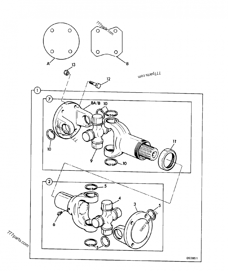914/30901 Kit-spider, cap D=35mm x 125 - 91430901 - JCB spare part ...