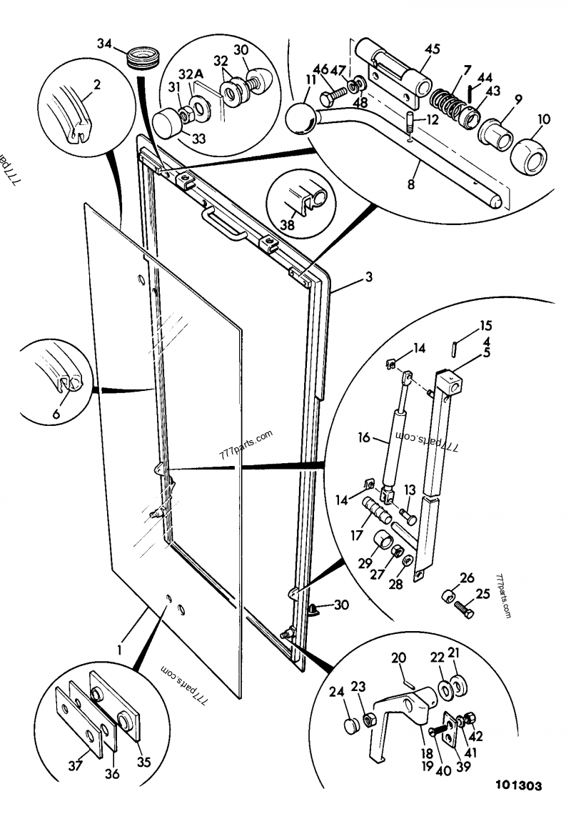 210/70006 Grab, hand - 21070006 - JCB spare part | 777parts.com