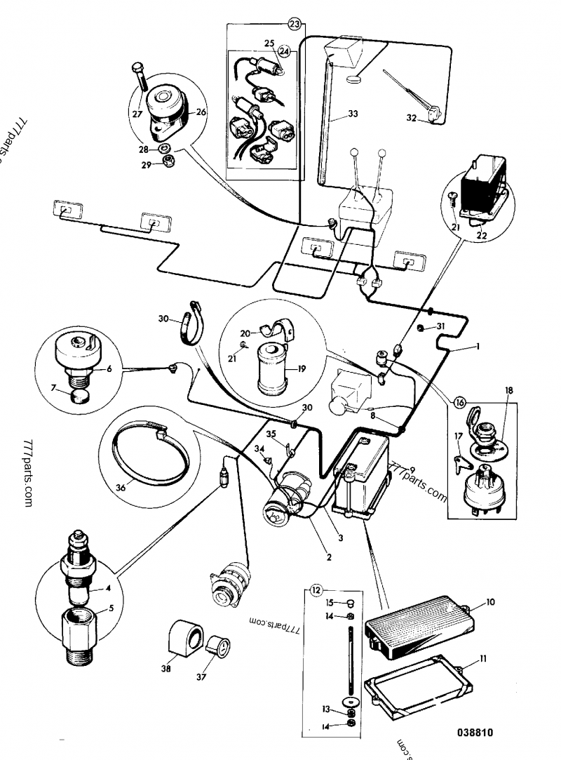 706/07700 Harness, cab - 70607700 - JCB spare part | 777parts.com