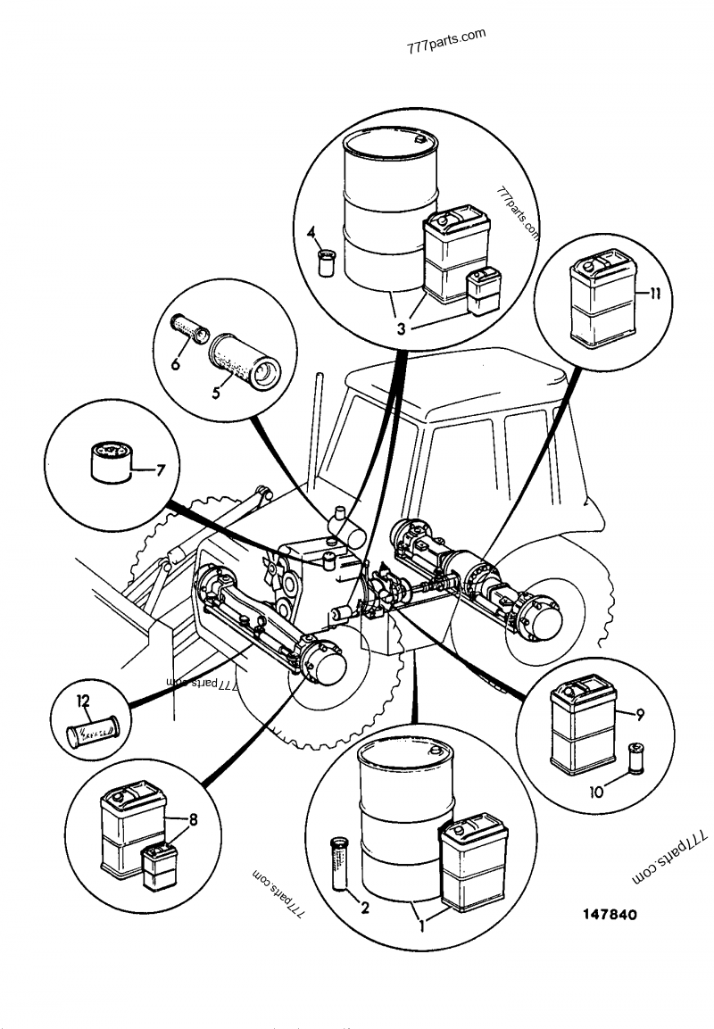 4002/1023 Fluid, hydraulic JCB HP32, 25 litre - 40021023 - JCB spare ...
