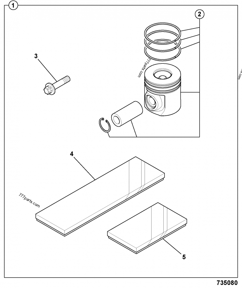 320/09211 Kit-piston, standard, turbo - 32009211 - JCB spare part ...