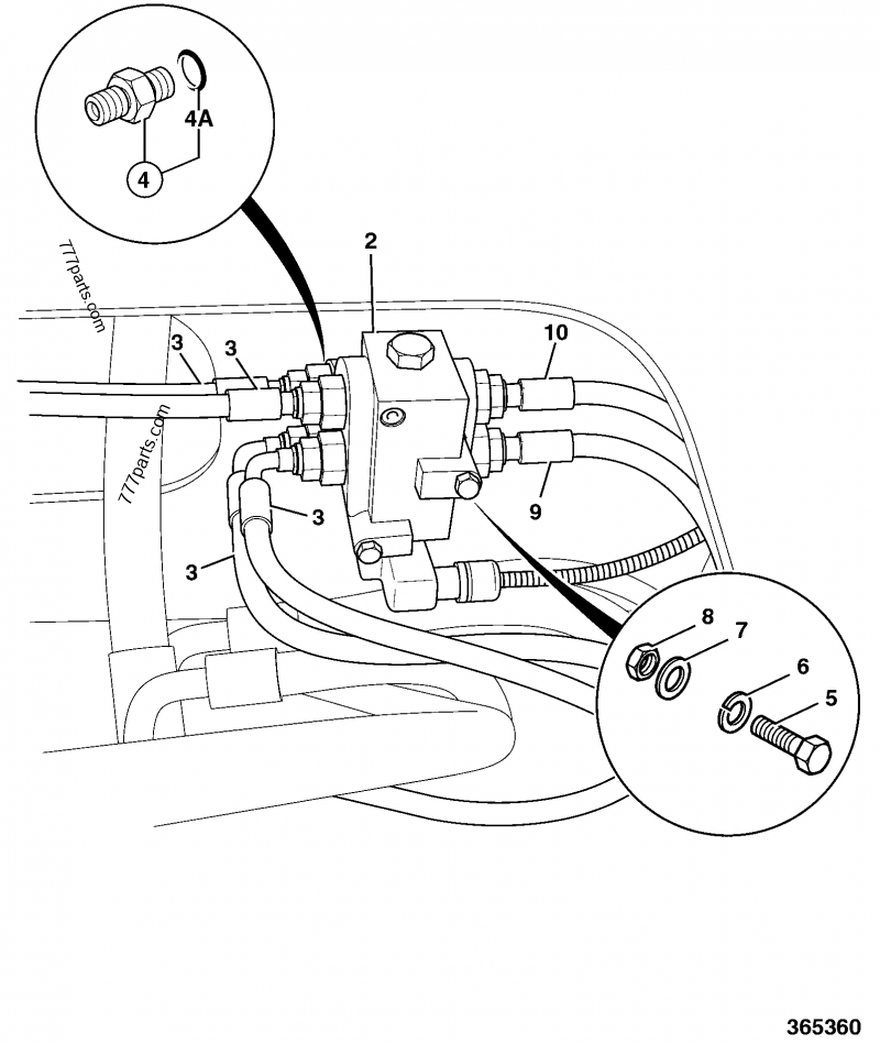 826/00537 Nut, J'Retainer - 82600537 - JCB spare part | 777parts.com