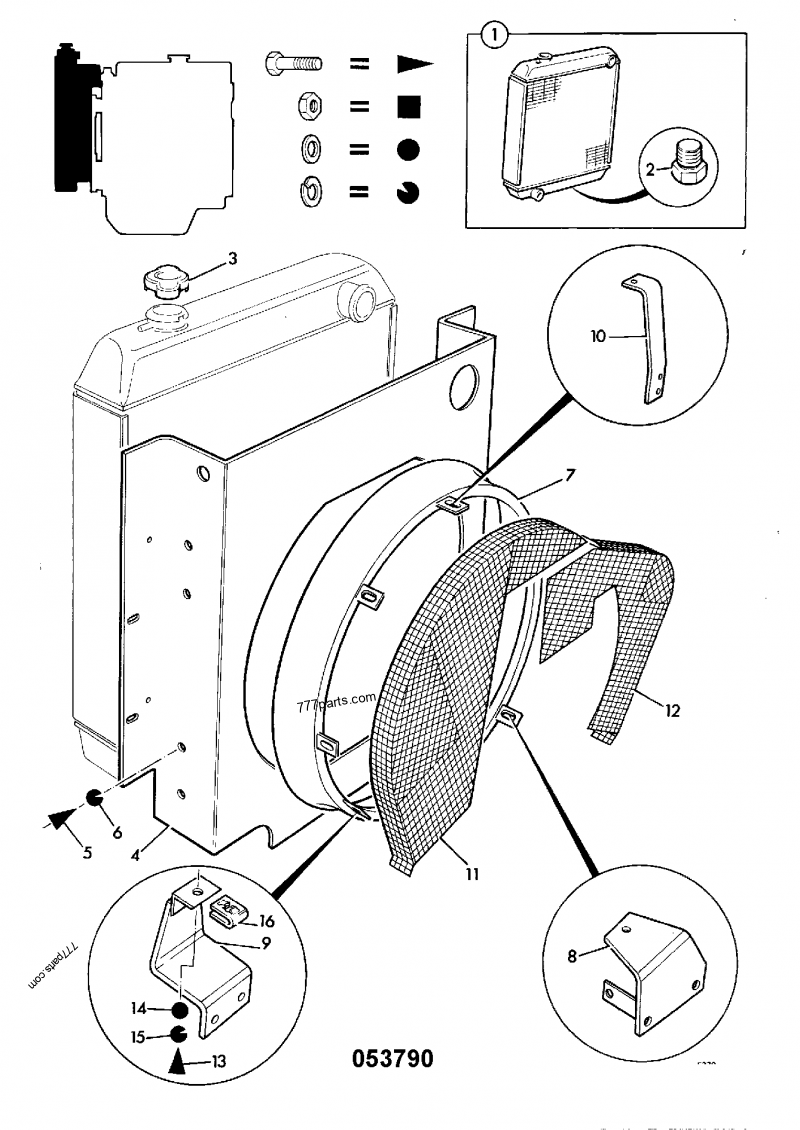 826/00537 Nut, J'Retainer - 82600537 - JCB spare part | 777parts.com