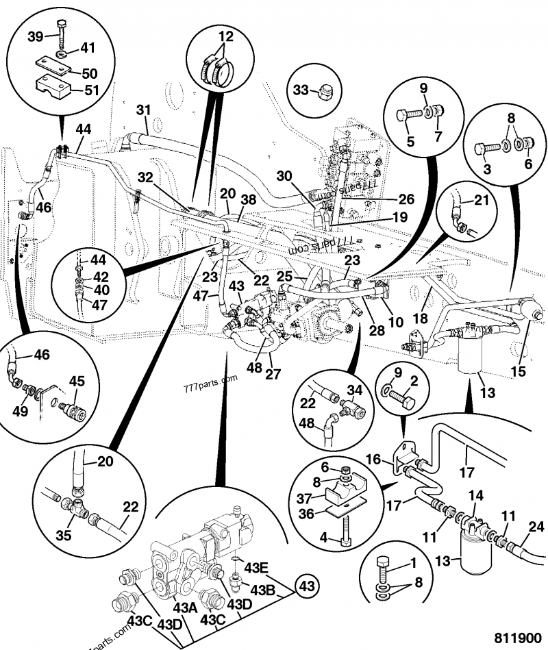 648/02902 Hose - 64802902 - JCB spare part | 777parts.com