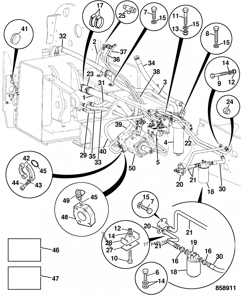 648/02902 Hose - 64802902 - JCB spare part | 777parts.com