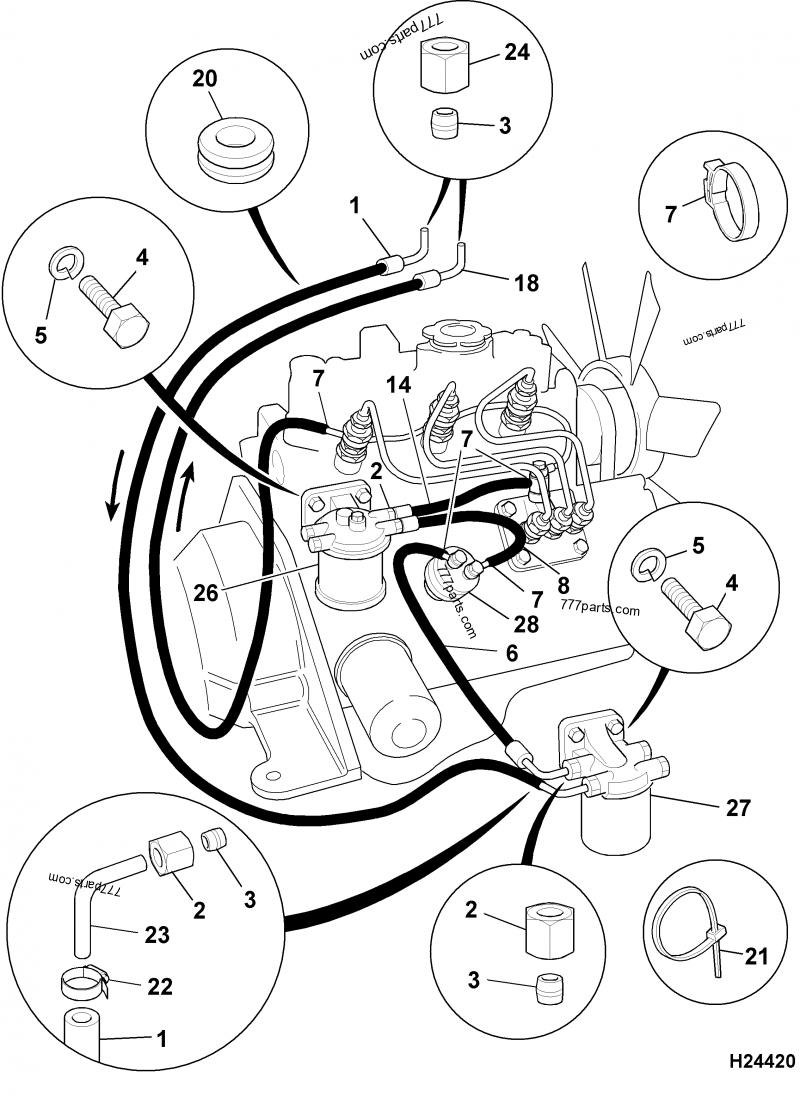 231/40016 Elbow - 23140016 - JCB spare part | 777parts.com