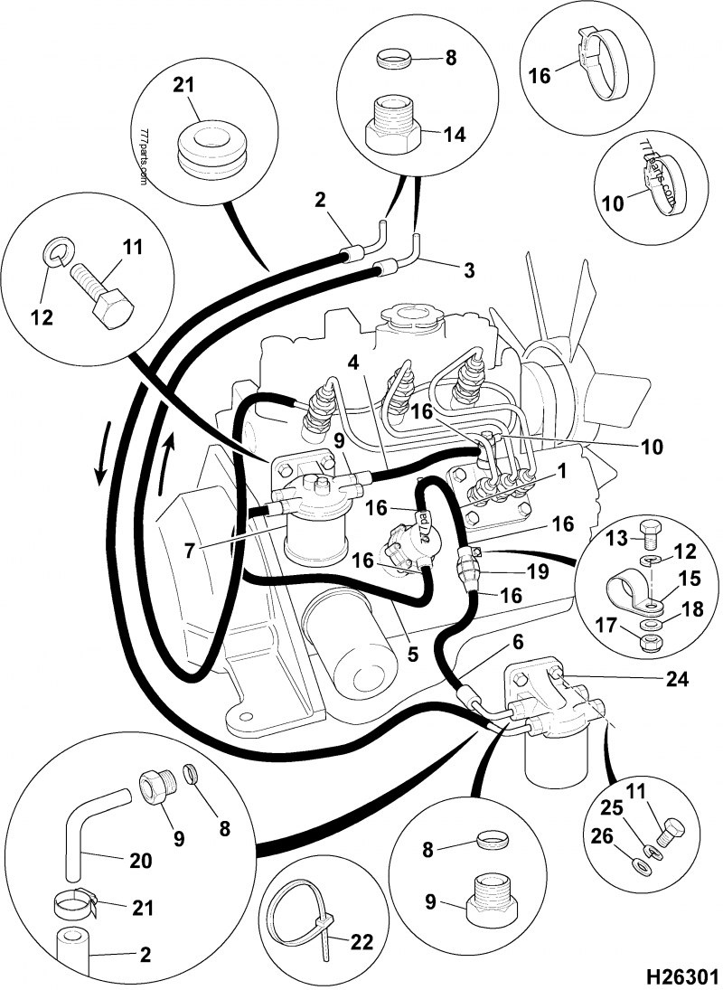 231/40016 Elbow - 23140016 - JCB spare part | 777parts.com