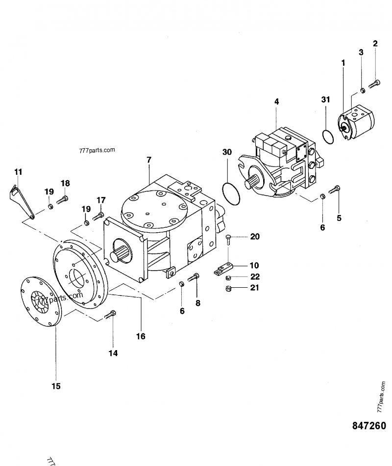 7240/60550 Clutch - 724060550 - JCB spare part | 777parts.com